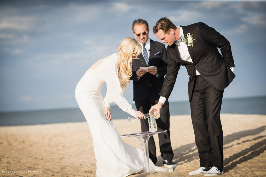 A Romantic, Beach Wedding at the Indian River Marina at Delaware ...
