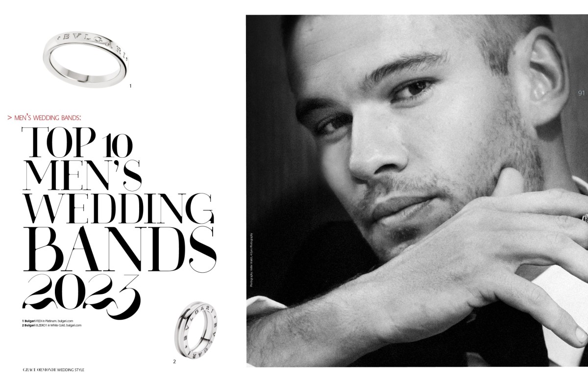TOP 10 MEN’S WEDDING BANDS 2023 - Wedding Style Magazine
