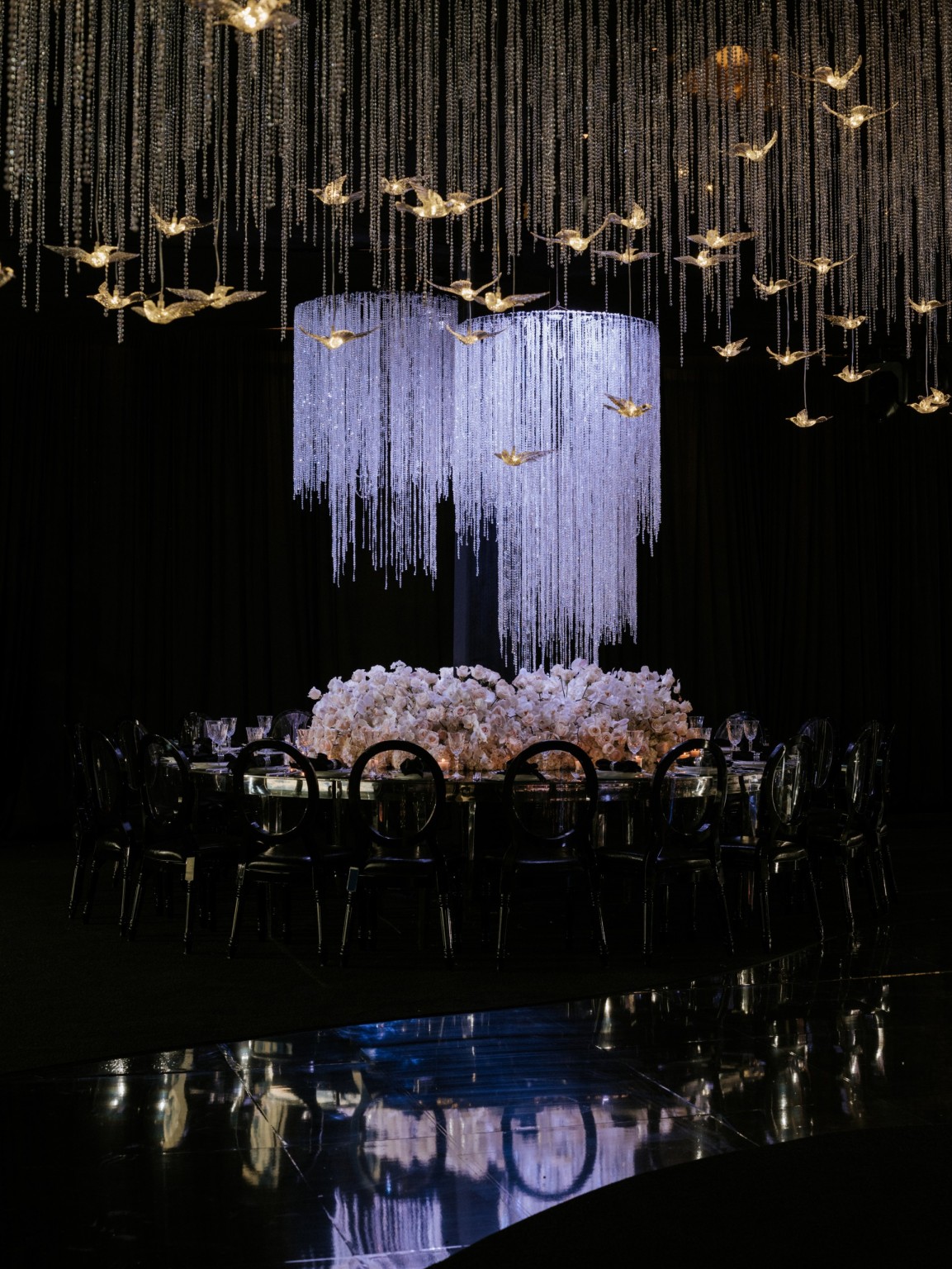 A Luxury Bespoke Wedding in Beverly Hills Filled with Crystals ...