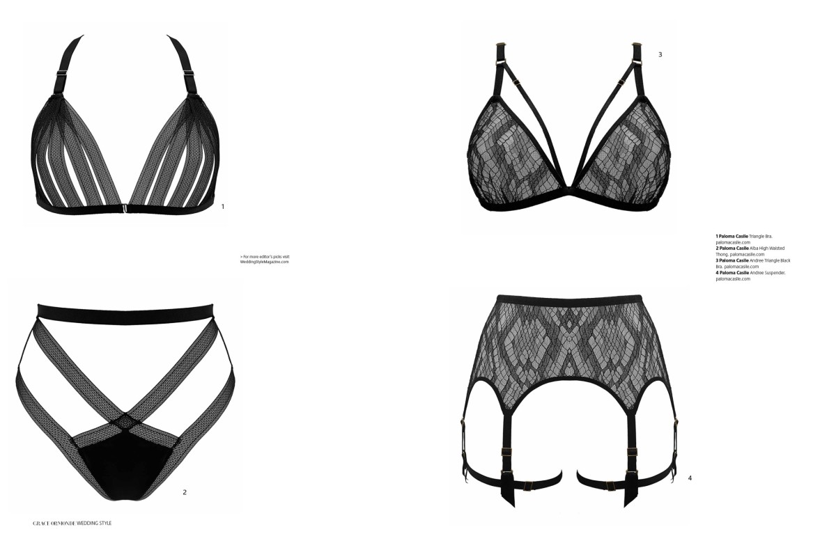 Elegance Meets Sensuality with Designer Bridal Lingerie - Wedding Style ...