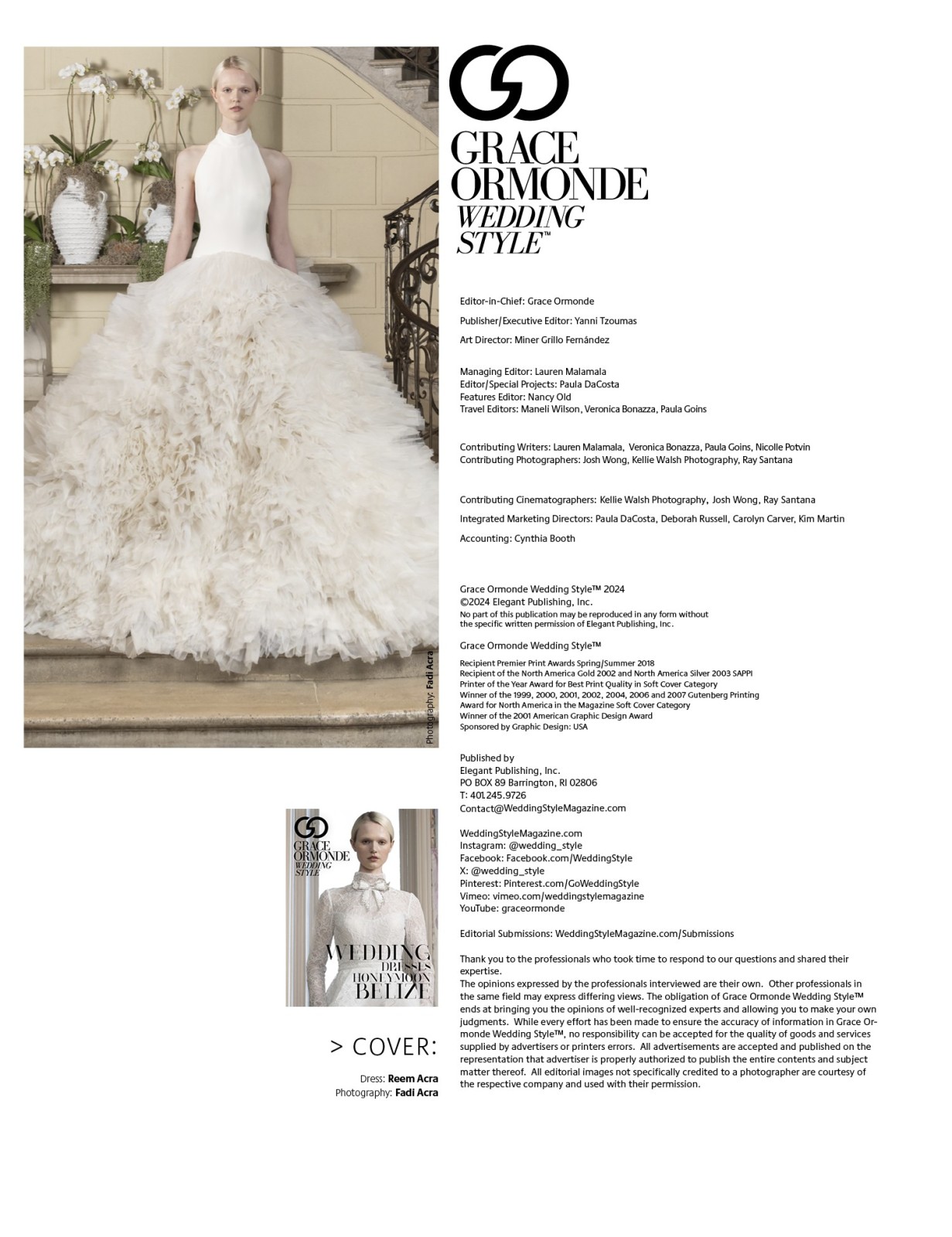GRACE ORMONDE WEDDING STYLE JUNE 2024 THE LOVE ISSUE - Wedding Style ...