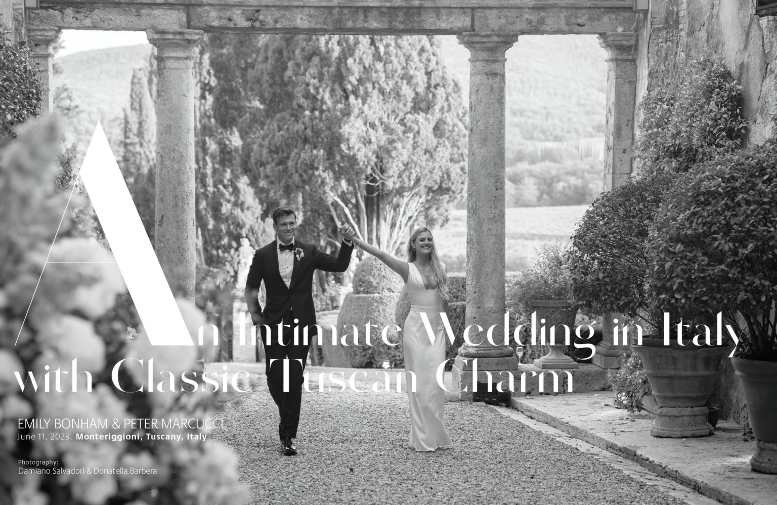 An Intimate Wedding in Italy with Classic Tuscan Charm - Wedding Style ...