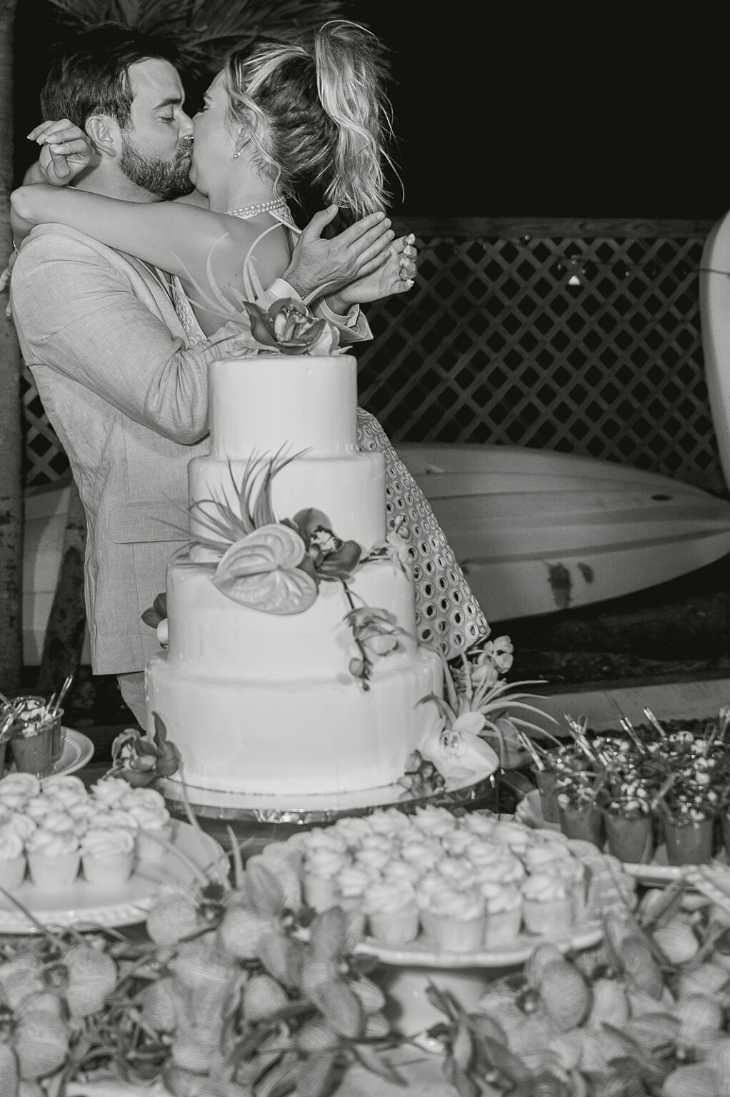 A Casey Key Beach Wedding in Florida with Orchids and Sunset Colors ...